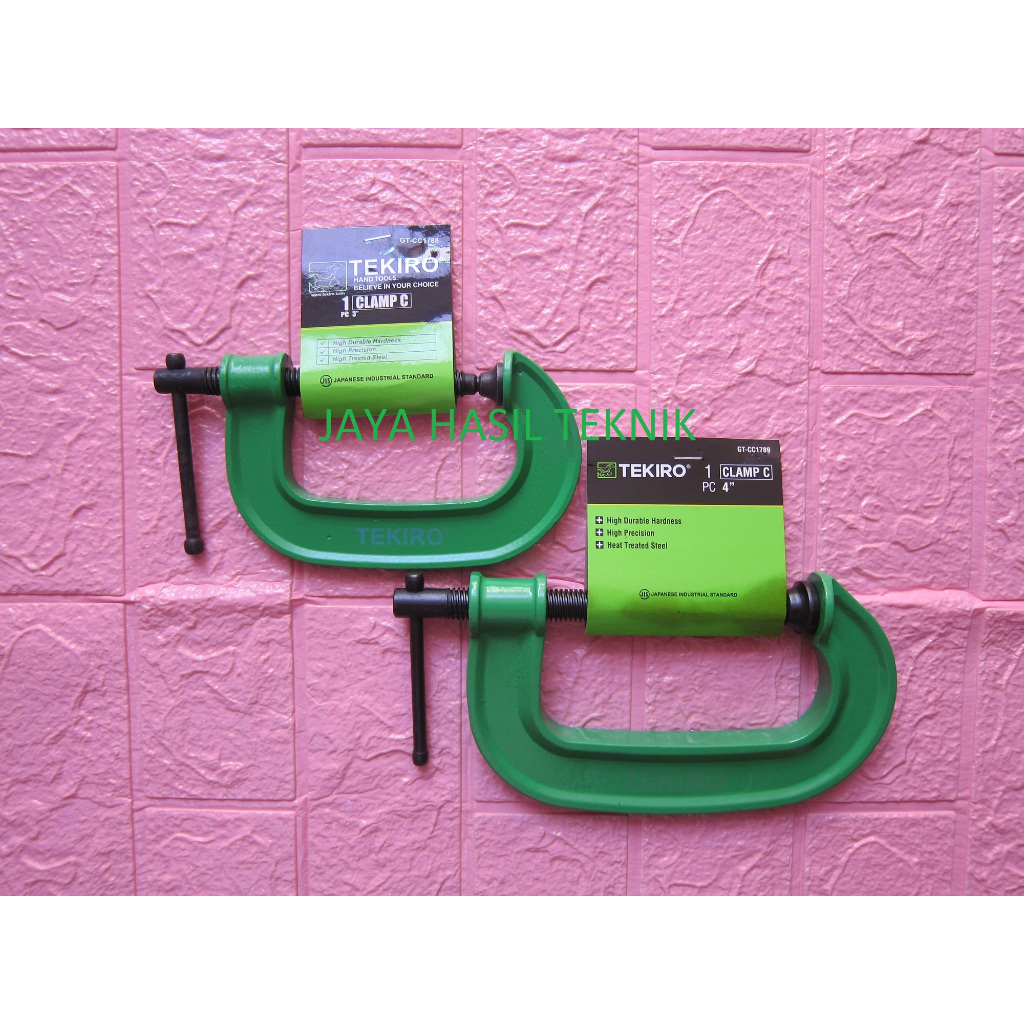 Jual TEKIRO KLEM CLAMP C 3" 4" | Shopee Indonesia