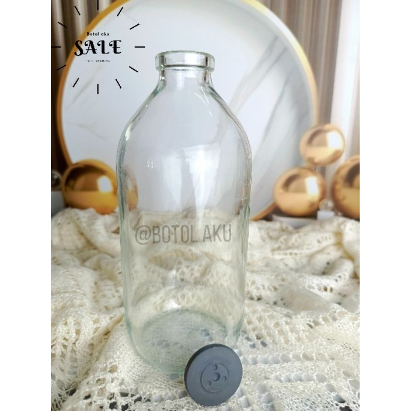 Jual Botol Kaca Bening 500ml Tutup Karet - INFUS Water | Shopee Indonesia