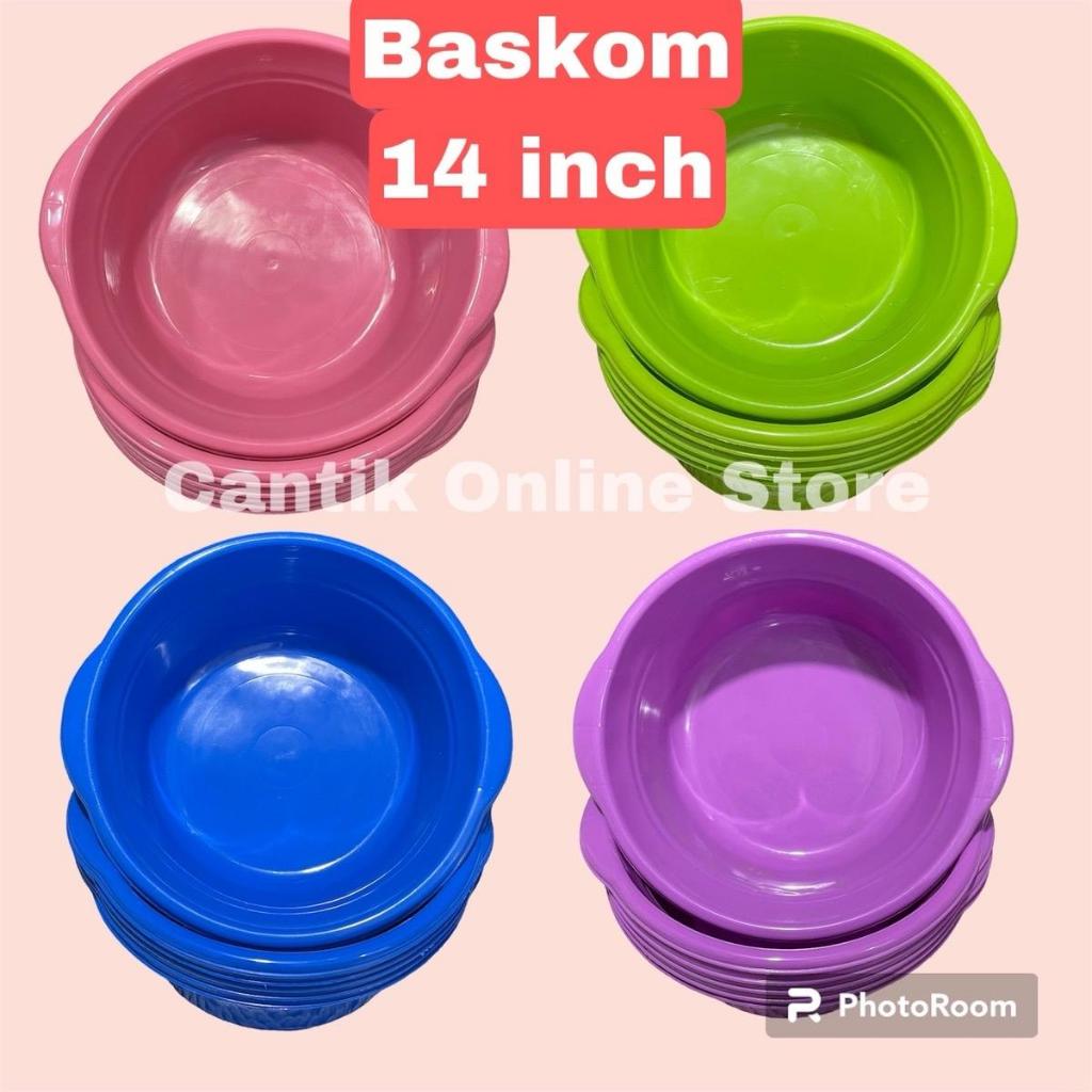 Jual Baskom Cantik uk 10 Inch Harga satuan Plastik Tebal Food Grade ...