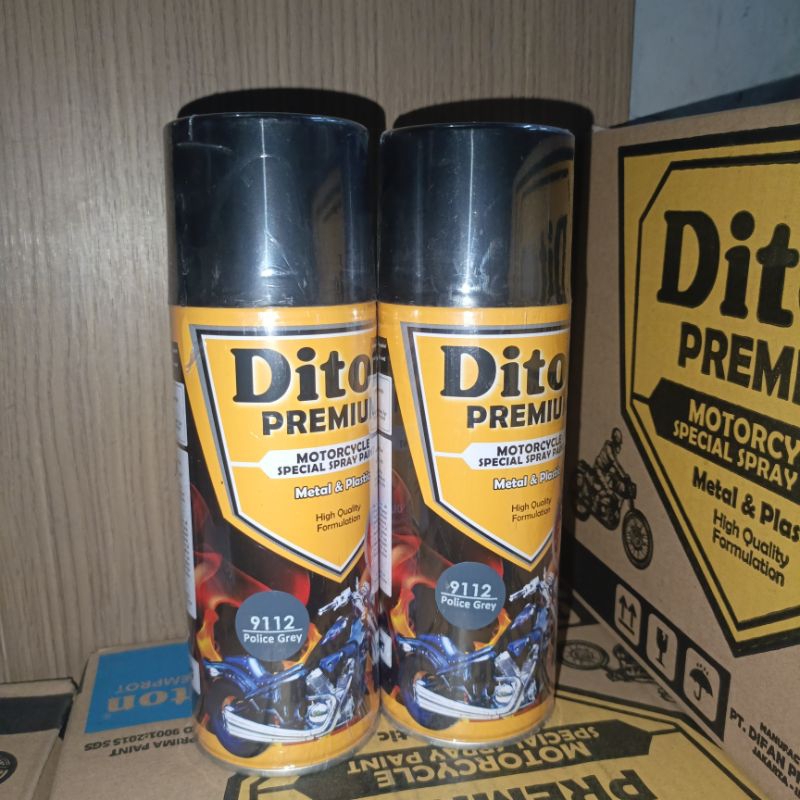 Jual CAT SEMPROT DITON PREMIUM 9112 POLICE GREY 400CC piloks pilox ...