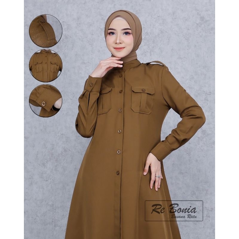 Jual seragam PDH tunik Pemda tua blazer rebonia saku dada | Shopee ...