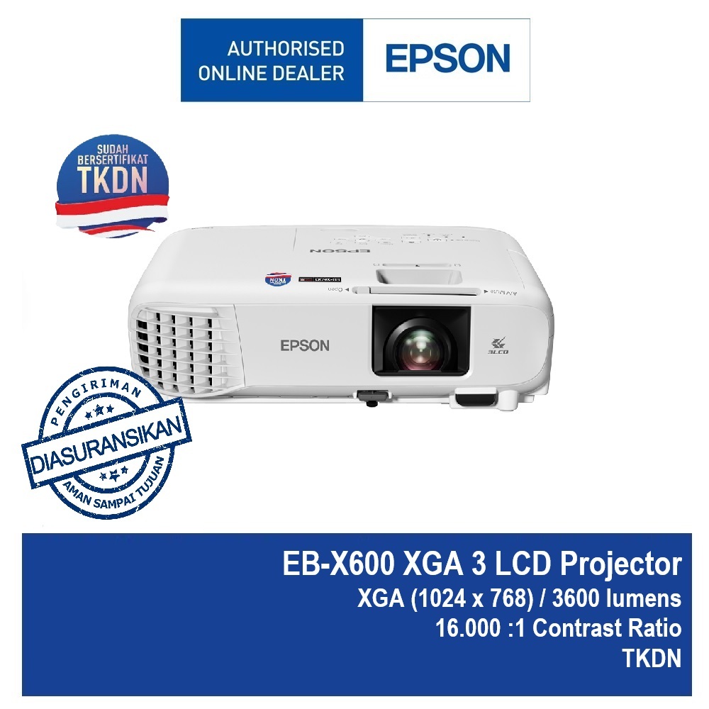 Jual Epson EB-X600 3LCD Projector TKDN | Shopee Indonesia