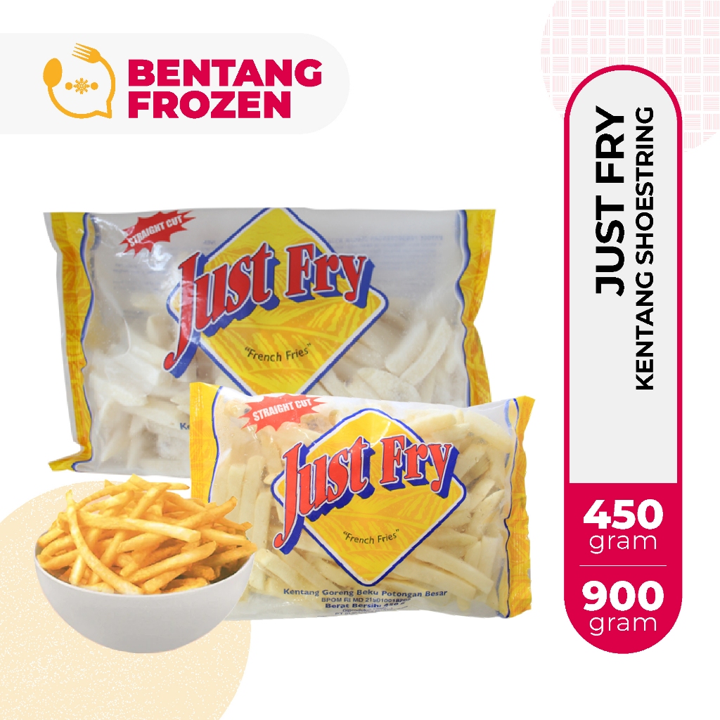 Jual Just Fry Kentang Shoestring 450gr - 900gr / Kentang Goreng ...
