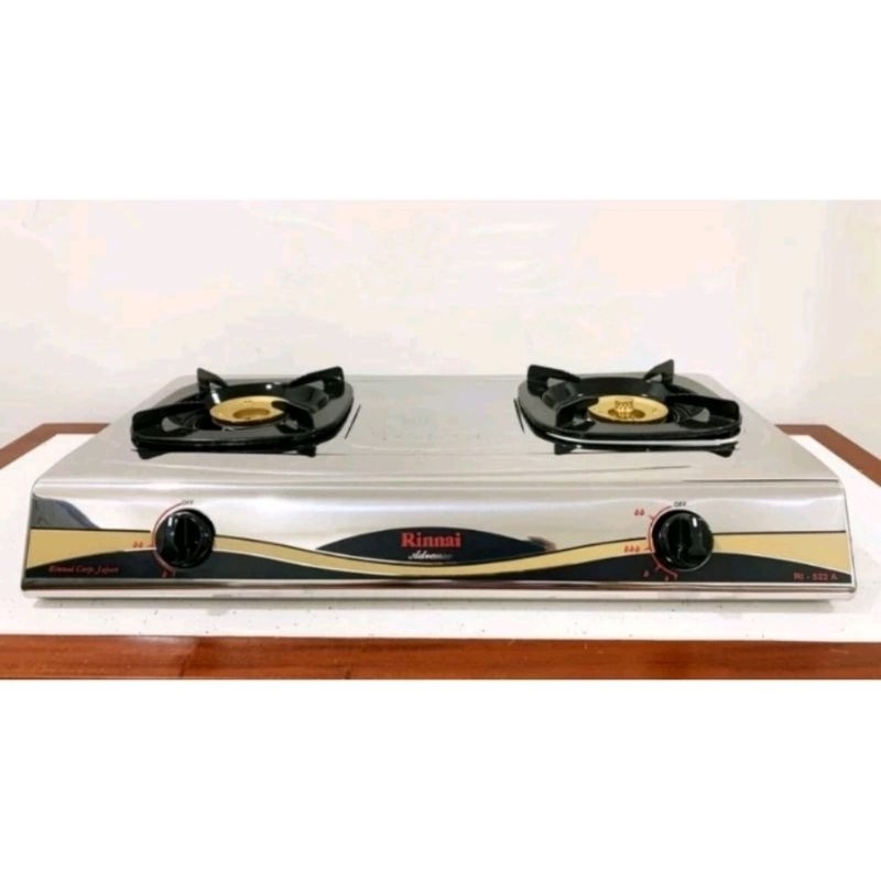 Jual KOMPOR GAS RINNAI 522A API BESAR kompor rinnai 2 tungku kompor ...