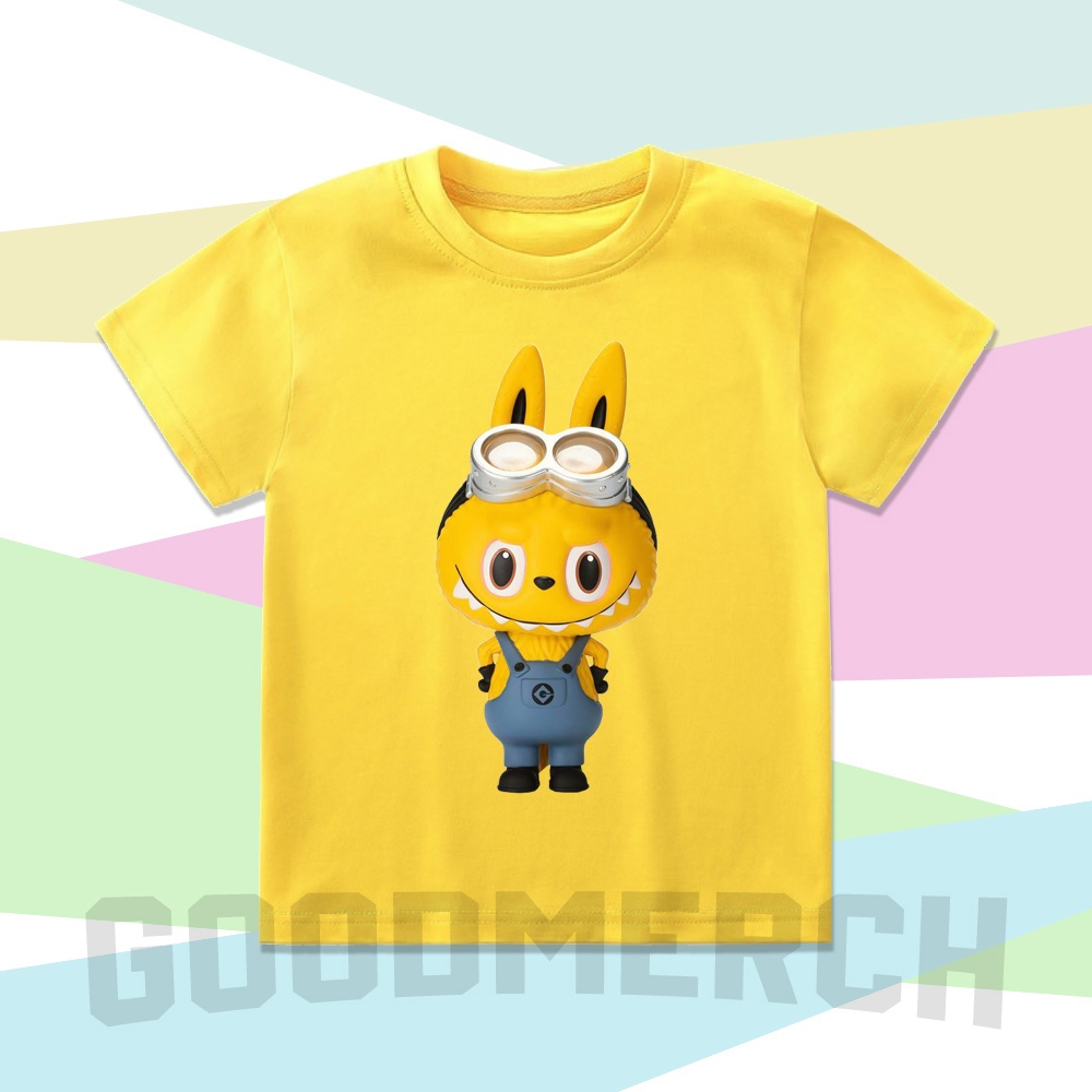 Jual Baju kaos atasan anak motif labubu minions terbaru / kaos anak ...