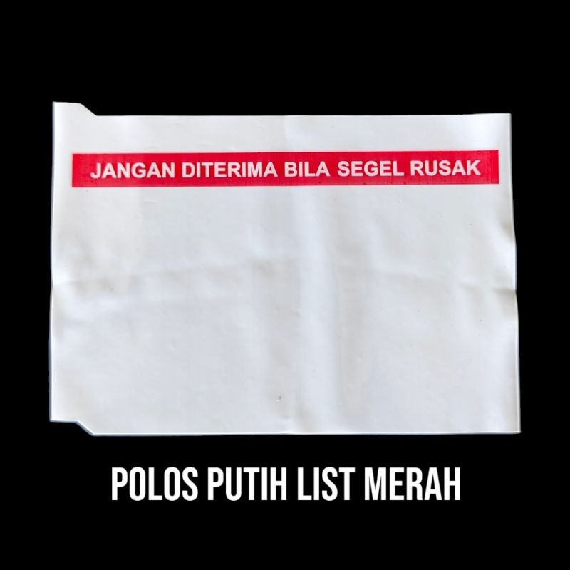 Jual Segel Galon POLOS PUTIH List Merah 200 Pcs | Shopee Indonesia