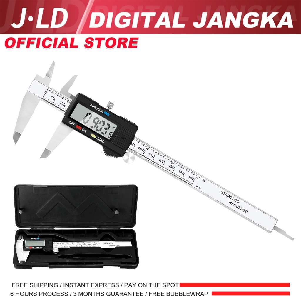 Jual JLD Sigmat Digital Jangka Sorong Sketmat Sigmat Stainless Vernier Caliper Micrometer High ...
