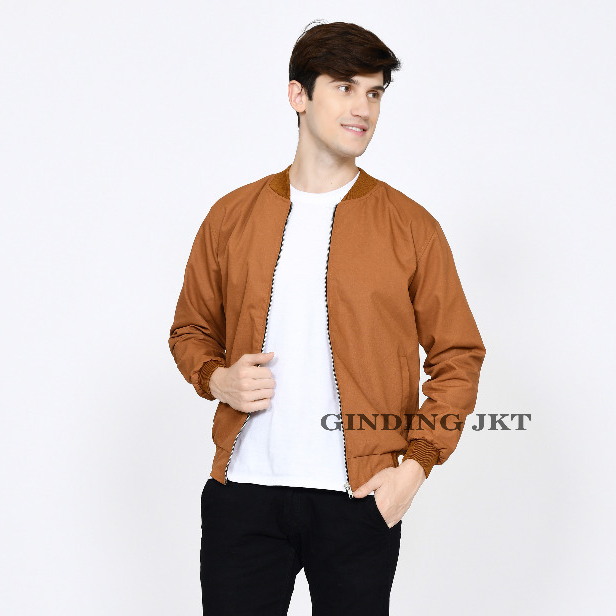 Jual Jaket Bomber Pria Bahan Canvas Bomber Pria Best Seller | Shopee ...