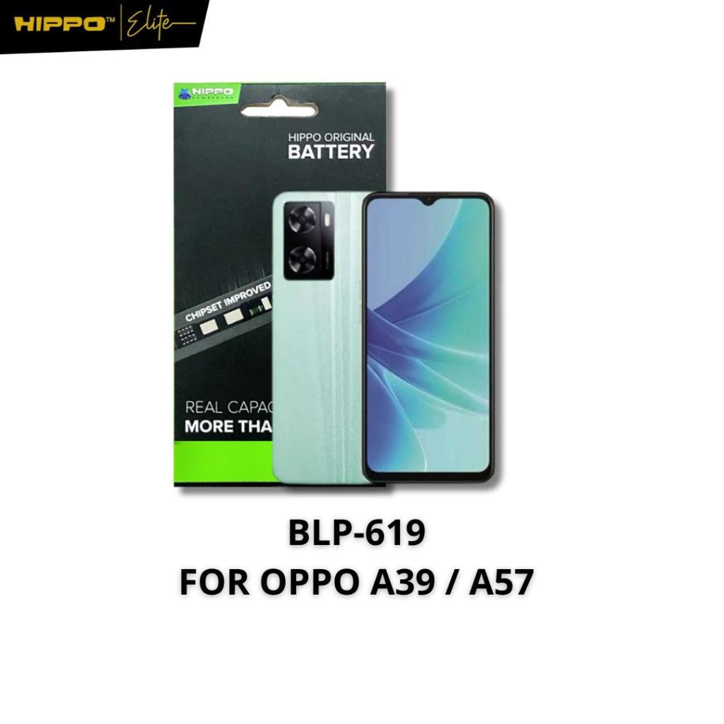 Jual Hippo Battery OPPO A39 / A57 BLP-619 3400Mah Original Cell Baterai ...