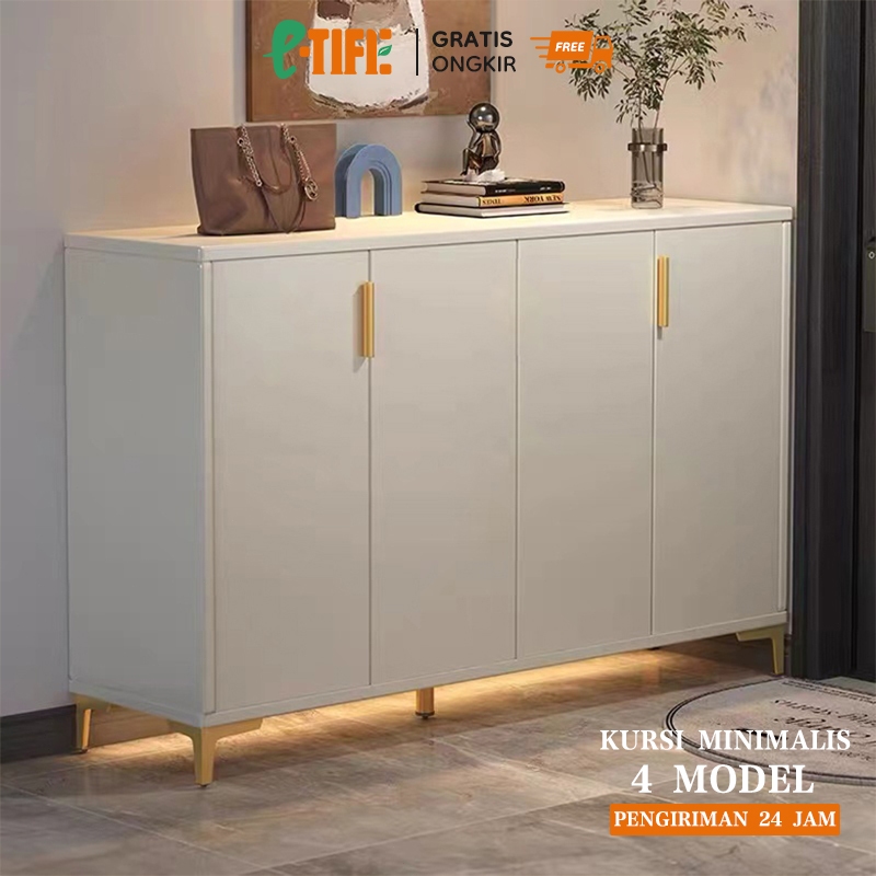 Jual E-TIFE Lemari Sepatu Susun Tertutup Lemari Rak Serbaguna Lemari ...