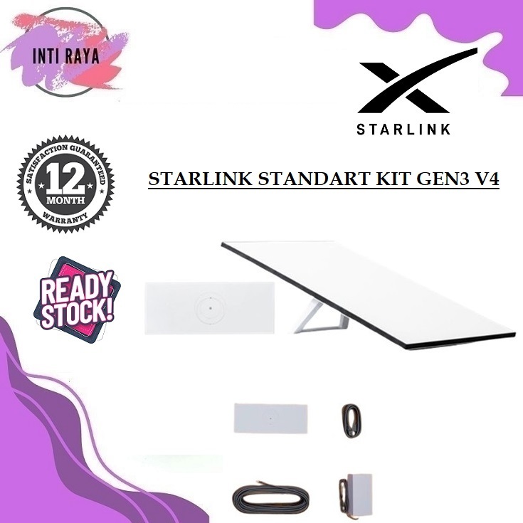 Jual Starlink V4 Gen 3 Standard Dual Wifi System W/ 2 Lan Port RJ45 ...