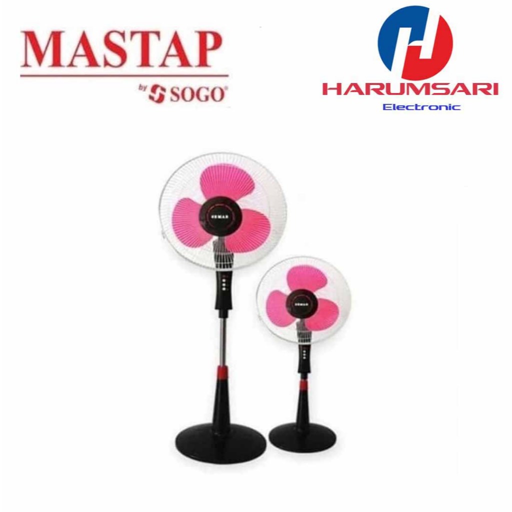 Jual MASTAP Kipas Angin Berdiri/Stand Fan 16 Inch M-160H | Shopee Indonesia