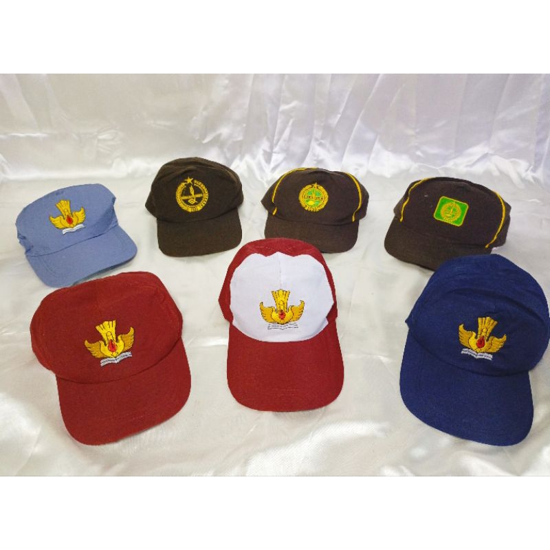 Jual Topi Sekolah dan Pramuka / Topi SD SMP SMA PRAMUKA Siaga Cowok ...