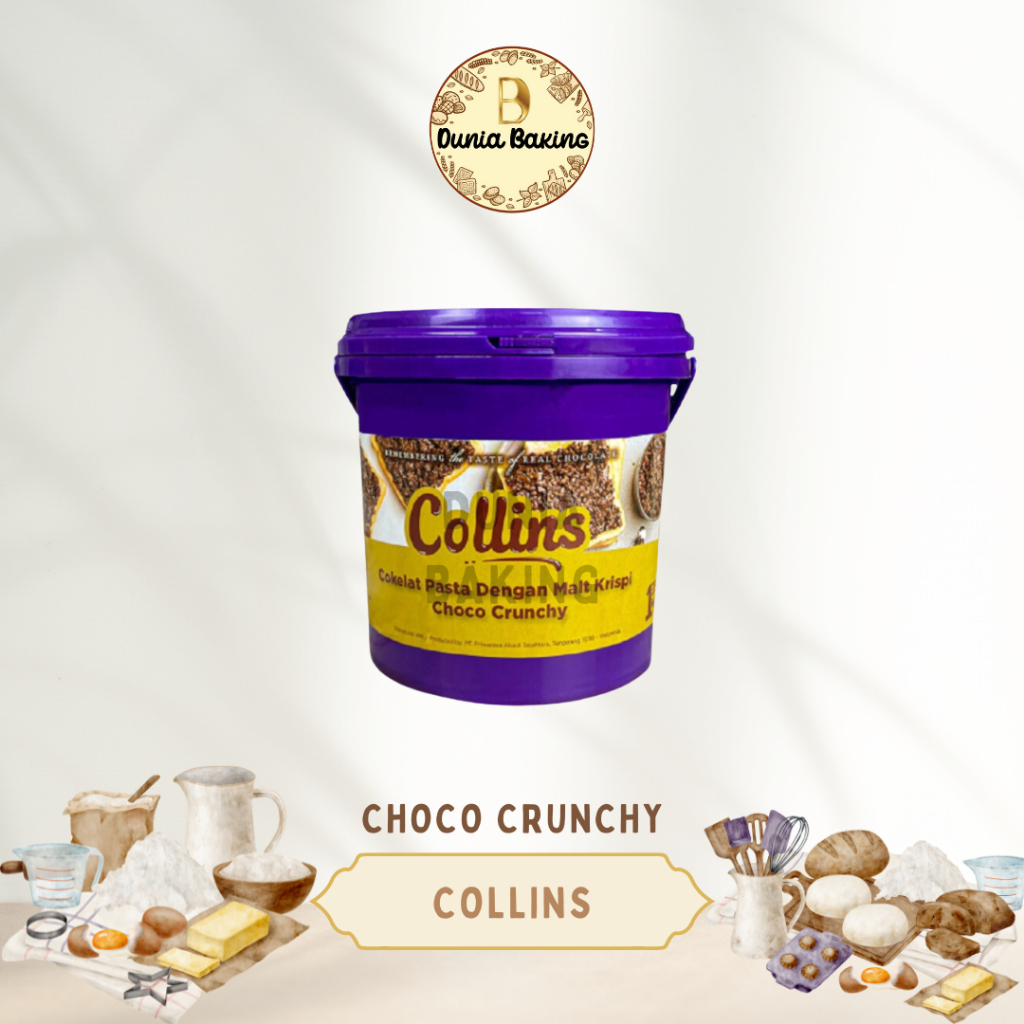 Jual Dunia Baking - COLLINS CRUNCHY 1kg - COLLINS COKLAT VIRAL 1kg ...