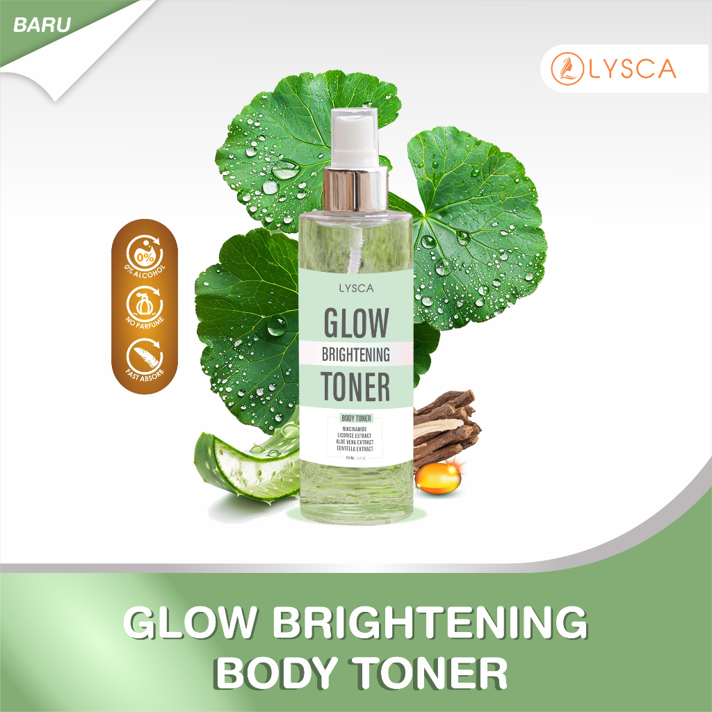 Jual LYSCA - GLOW BRIGHTENING BODY TONER - ( GLOWING TONER BADAN ...