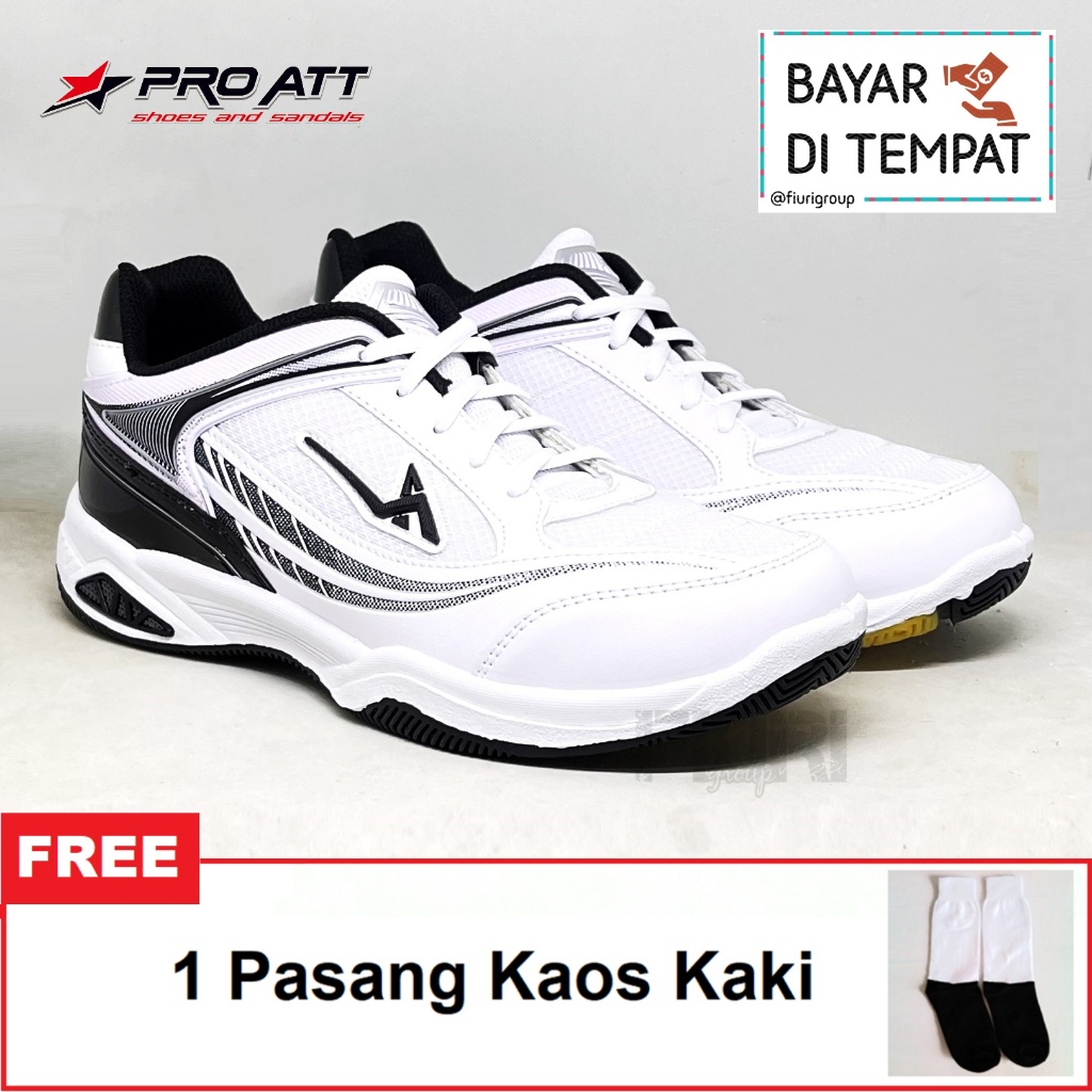Jual FIURI - PRO ATT ORIGINAL - BSD PUTIH HITAM 39-43 - SEPATU KETS PRIA - SNEAKERS PRIA ...