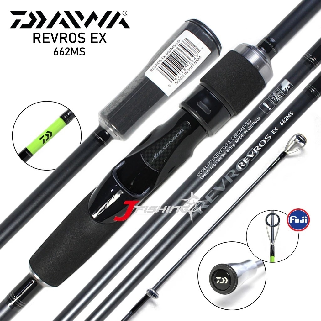 Jual Joran DAIWA REVROS EX | Spinning | Baitcasting | PILIH UKURAN | Shopee Indonesia