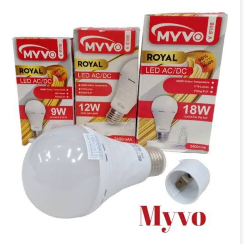 Jual LAMPU LED EMERGENCY MYVO ROYAL 9 WATT 18 WATT LAMPU LED EMERGENCY MURAH | Shopee Indonesia