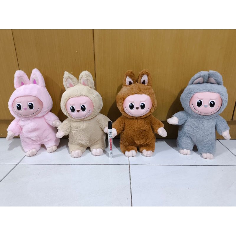 Jual BONEKA LABUBU MUKA KARET NON ORI 35 CM WARNA WARNI | Shopee Indonesia
