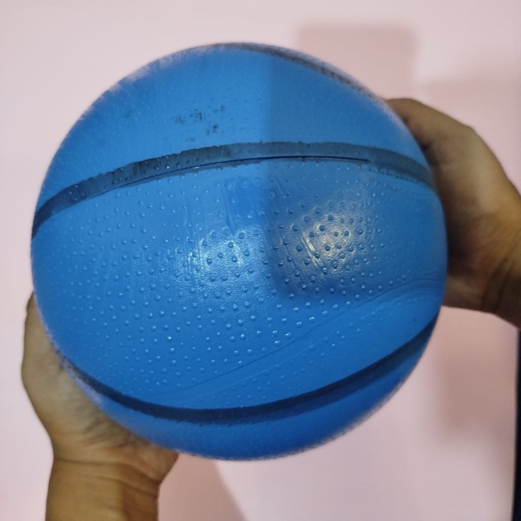 Jual Bola Plastik Biru Bal Plastik Sepak Bola Ball Plastik Bola Murah ...