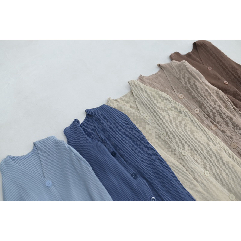 Jual saba set by Alaztha / plisket / one set/ daily set | Shopee Indonesia