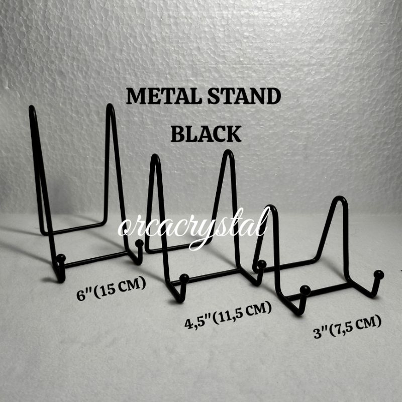 Jual Stand display (Besi Polos) kaki pajangan dudukan piring hias buku ...