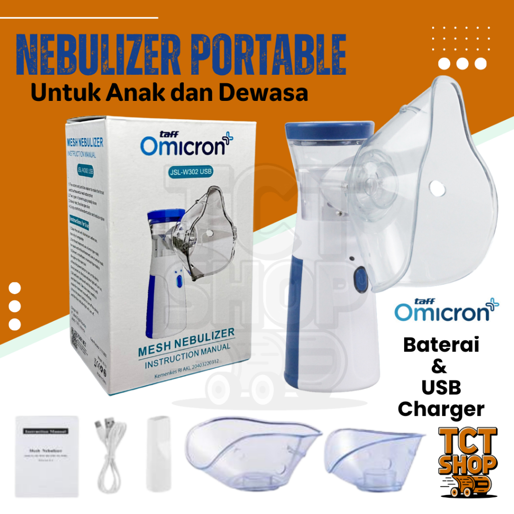 Jual Nebulizer Portable Alat Bantu Terapi Uap Pernapasan Inhaler Atomizer Machine Nebulizer Anak ...