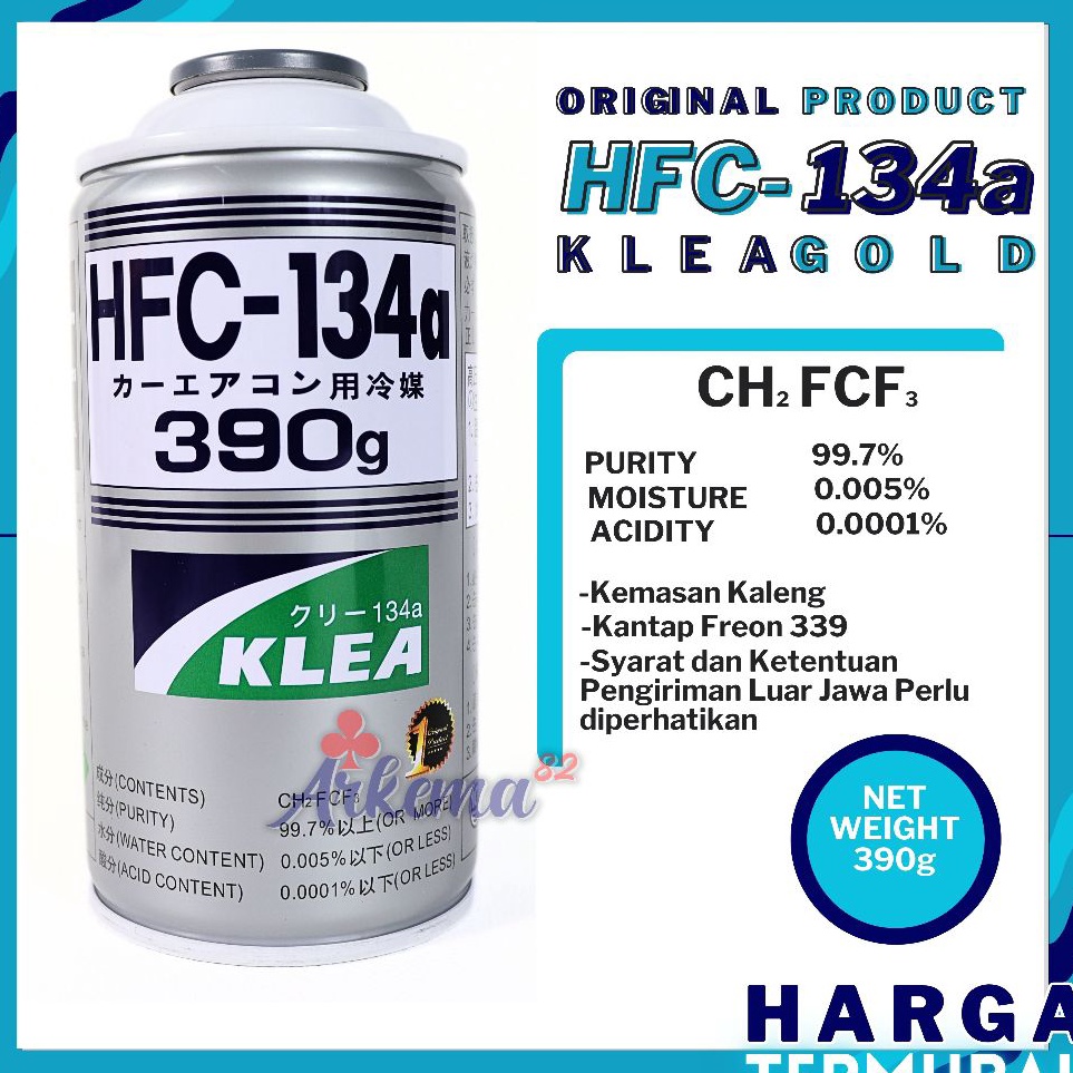 Jual Paket Spesial FREON KLEA HFC GOLD R134A REFRIGANT PREON KLEA HFC ...