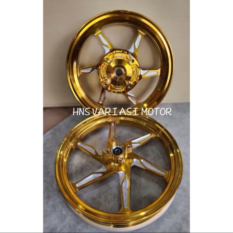 Jual VELEG DND RACING GSPEED 6STAR 14x215_14x300 VELG STYLO ABS & VARIO ...