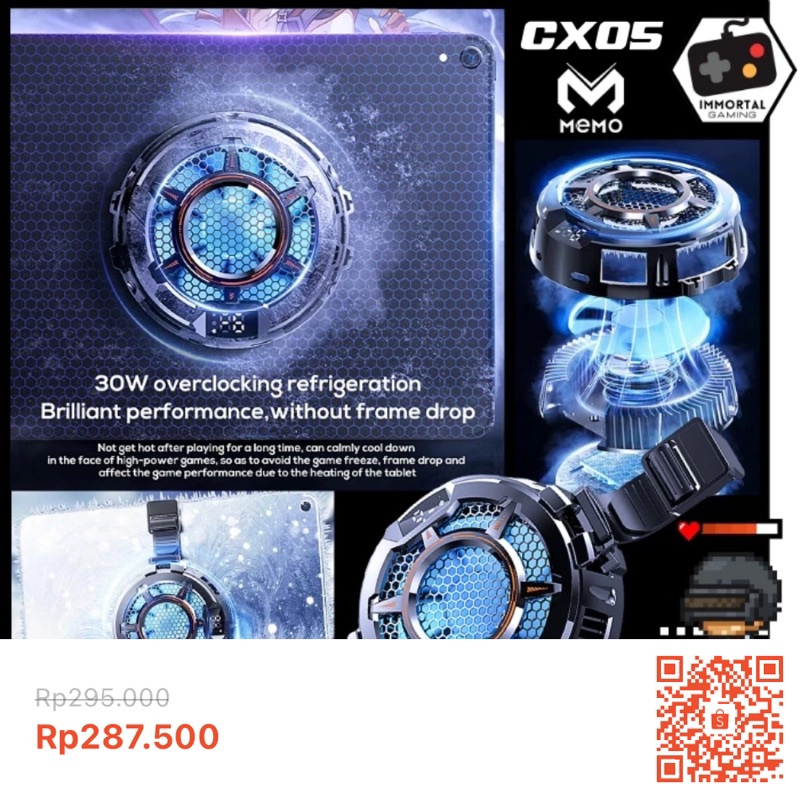 Jual COOLING COOLER HP GAMING GAMER BESAR PENDINGIN HP TABLET TERBAIK ...