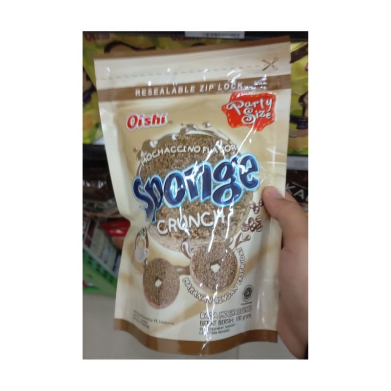 Jual OISHI SPONGE RASA MOCCACHINO 100GR | Shopee Indonesia