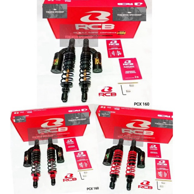 Jual Shockbreaker Shock RCB Flow S Ukuran 305MM / 330MM / 365MM Nmax ...