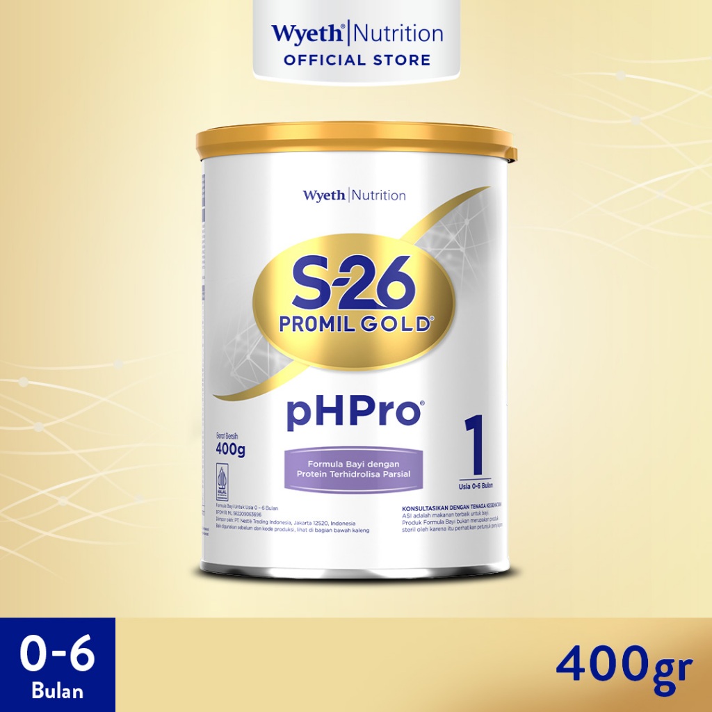 Jual PROMO S-26 Promil GOLD pHPro Tahap 1 Susu Formula Usia 0-6 Bulan, Kaleng 400g | Shopee ...