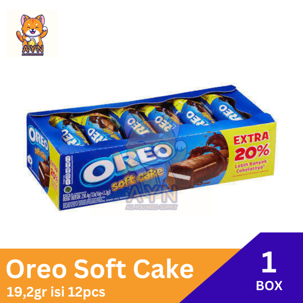 Jual Oreo Soft Cake 16gr (1 box isi 12pcs) | Shopee Indonesia