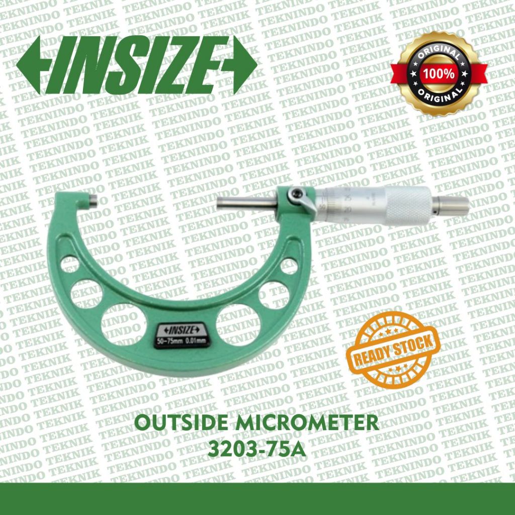 Jual Insize Outside Micrometer 3203-75A Original | Shopee Indonesia