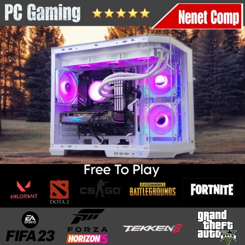 Jual PC Gaming AMD PRO Ryzen 5 7500F | RTX 4060 8GB | 32GB D5 | NVMe | New PC Rakitan | Shopee ...