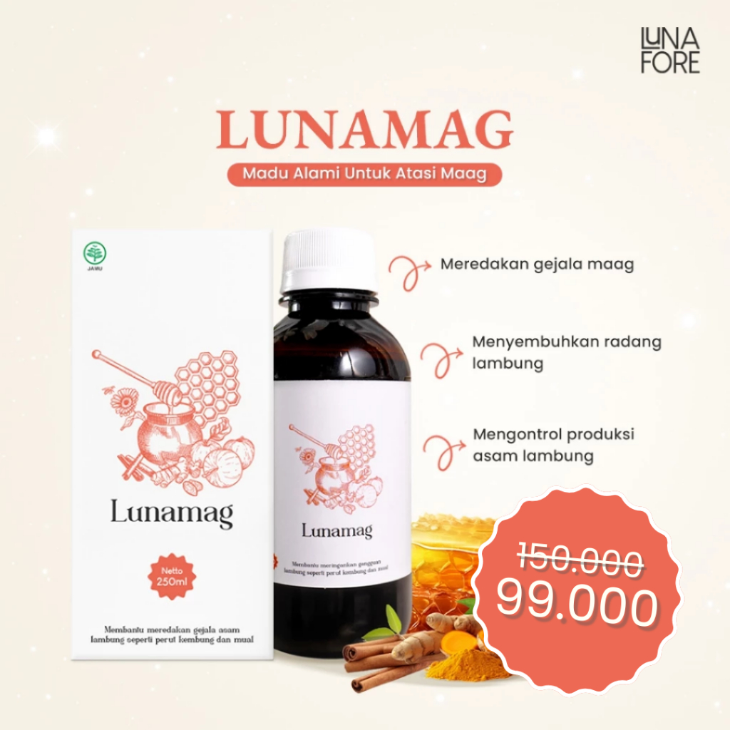 Jual Lunafore - Madu Mag Lunamag 250 gram | Shopee Indonesia