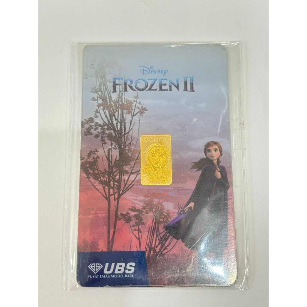 Jual 2 GRAM LM LOGAM MULIA EMAS UBS DISNEY ANNA FROZEN II CERTIFICATE ...