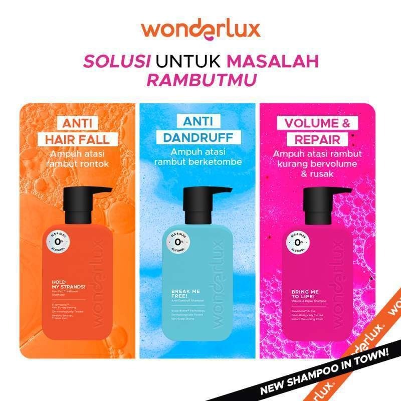 Jual Wonderlux Hair Shampoo Series 250ml | Shopee Indonesia
