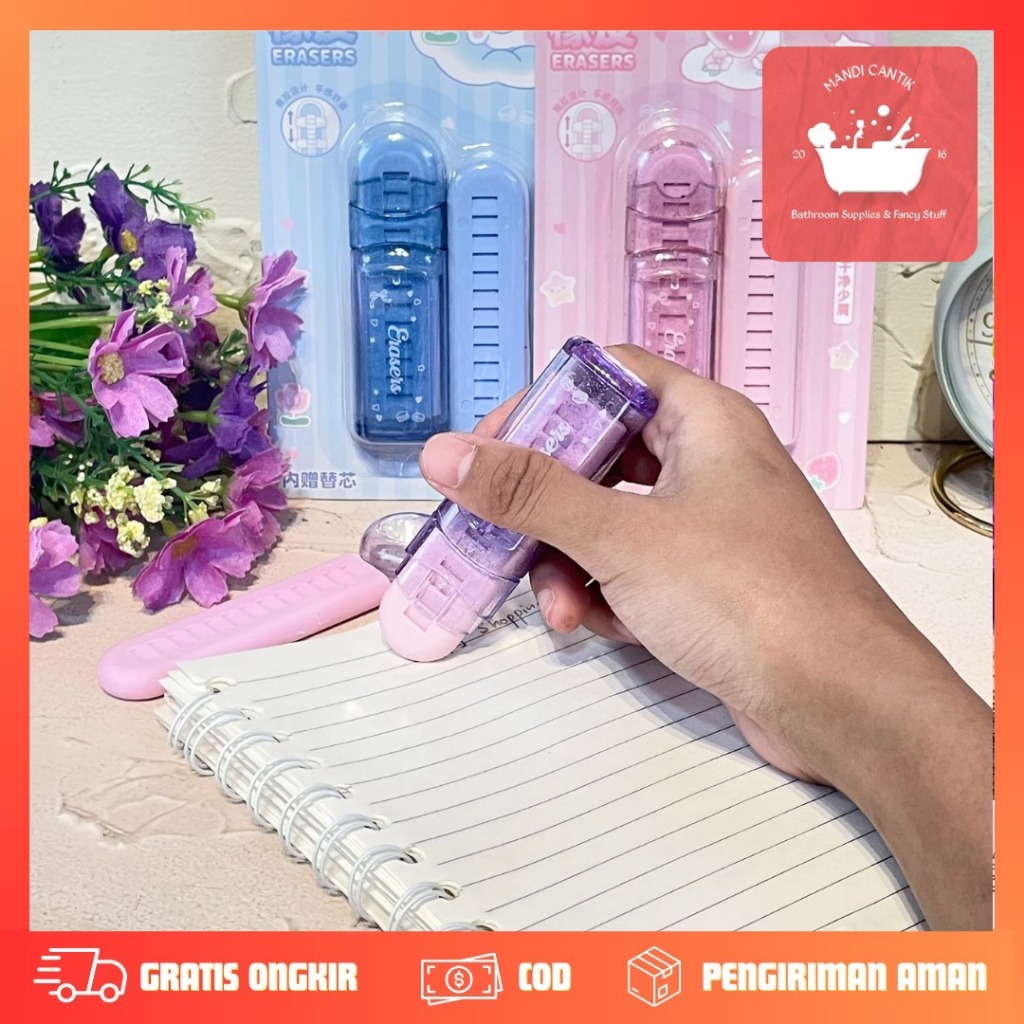 Jual PENGHAPUS KAPSUL COVER SANRIO HAPUSAN ERASER TERJANGKAU LUCU IMUT ...