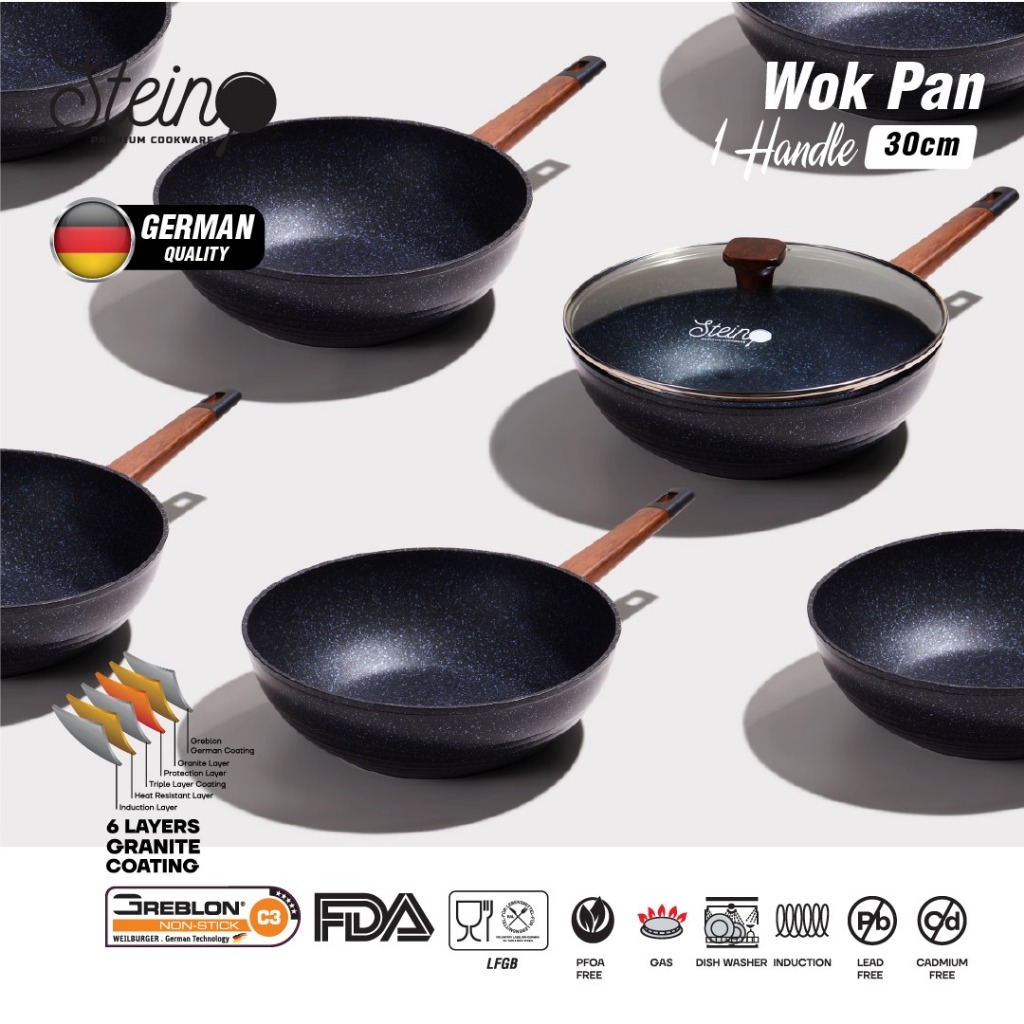 Jual Steincookware Stein Seri Onyx Wok 30 cm | Shopee Indonesia