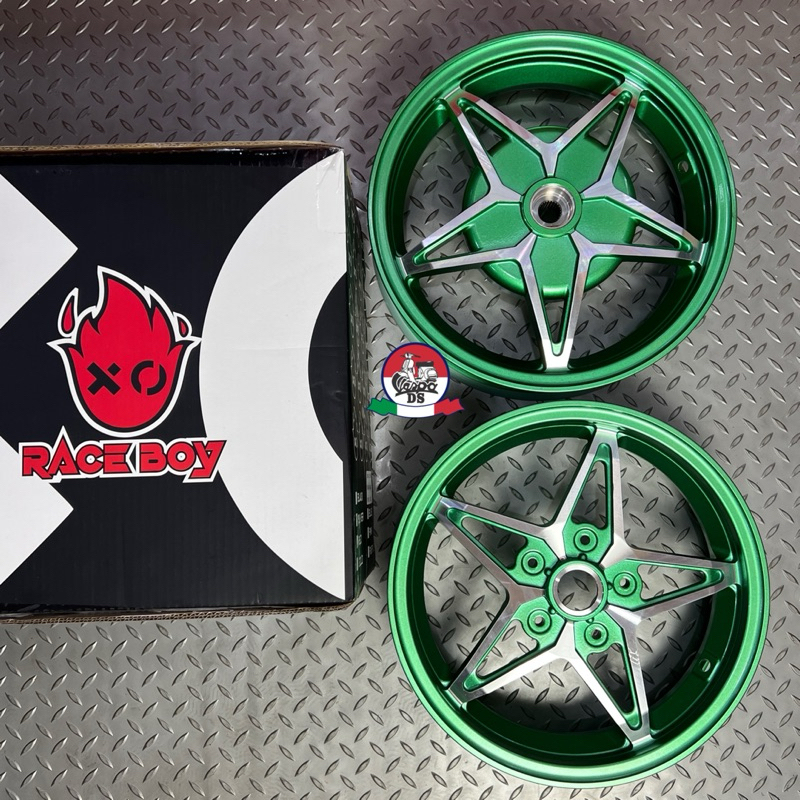 Jual Velg Race Boy Raceboy Five Star Model MK06 Green Vespa Sprint ...