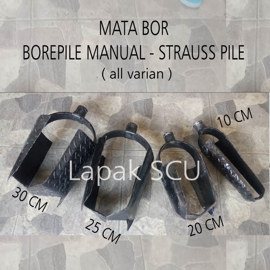 Jual Lapak SCU | Mata Bor Strauss Pile | All varian | Diameter 10 cm ...