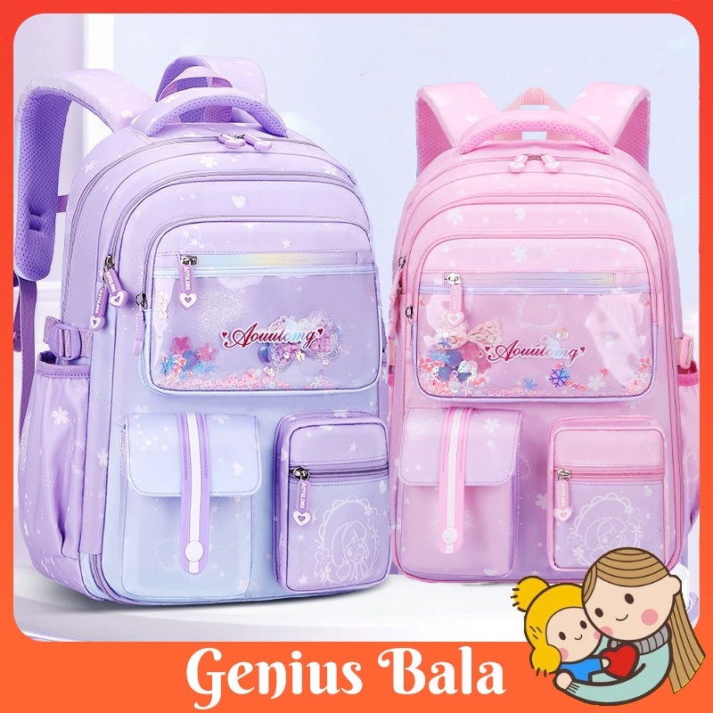 Jual Genius Bala Anak Sekolah SD SMP Tas Ransel ANTI AIR Anak Perempuan ...
