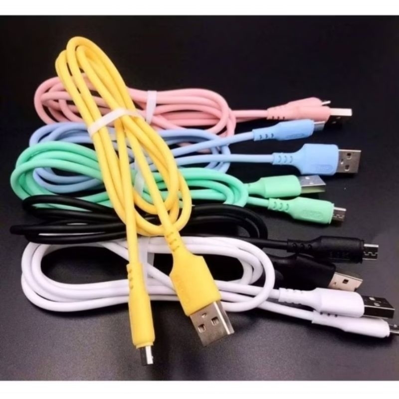 Jual Kabel Macaron MICRO - V8 Cable Data usb Warna Micro Makaron 1 ...