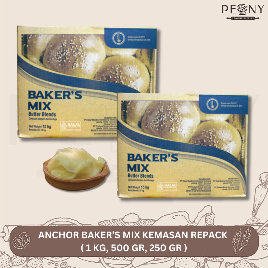 Jual ANCHOR BAKER'S MIX BUTTER BLENDS/ANCHOR BAKER'S MIX KEMASAN REPACK ...