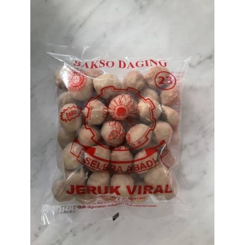 Jual bakso jeruk 1 pack/ bakso jeruk viral/ bakso selera abadi | Shopee ...