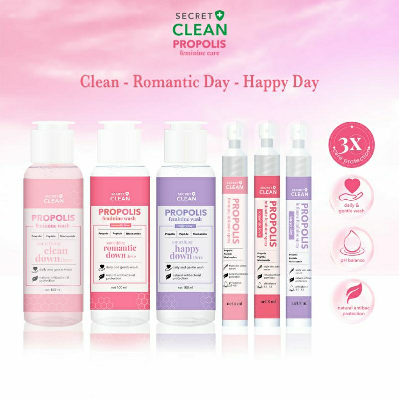 Jual Pembersih Kewanitaan Secret Clean Propolis Feminine Intimate ...