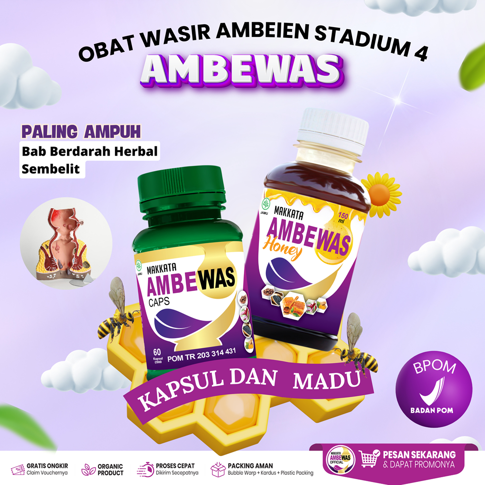 Jual OBAT WASIR AMBEIEN STADIUM 4 AMBEWAS Paling Ampuh Bab Berdarah ...