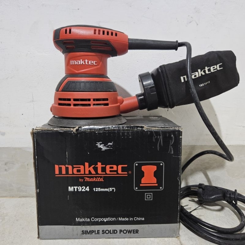 Jual Mesin Amplas Maktec MT924 Random Orbital Sander 125mm Putra Inti ...